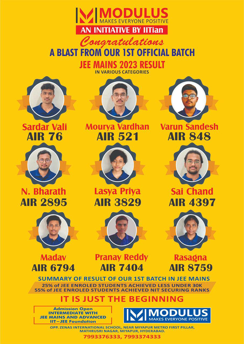 MODULUS Makes Everyone Positive